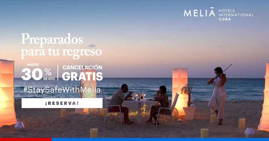 Meliá ofrece hasta un 30% de descuento en sus reservas y cancelación ...