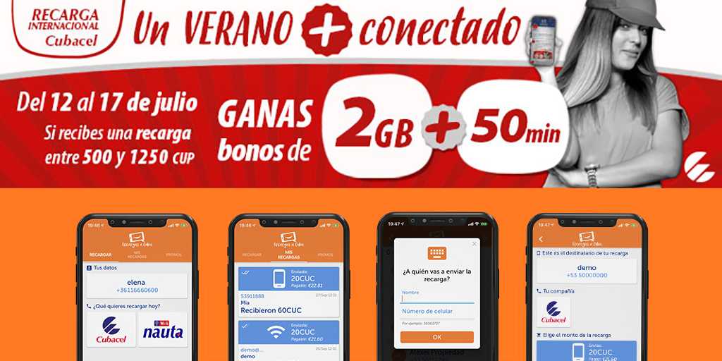 Super bono cubacel para un verano más conectado | El blog de recargas a ...